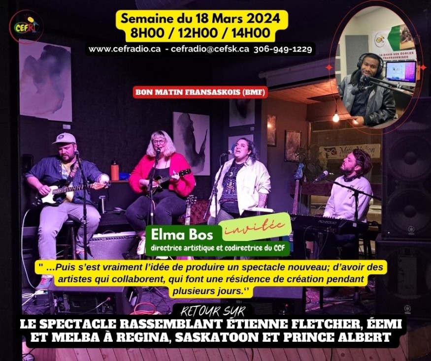 Le CCF rassemble trois artistes francophones pour une tournée ...
